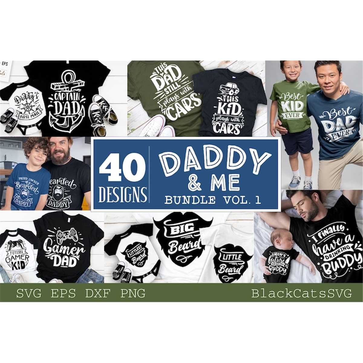 Daddy and Me Bundle 40 Designs Vol 1 | Inspire Uplift