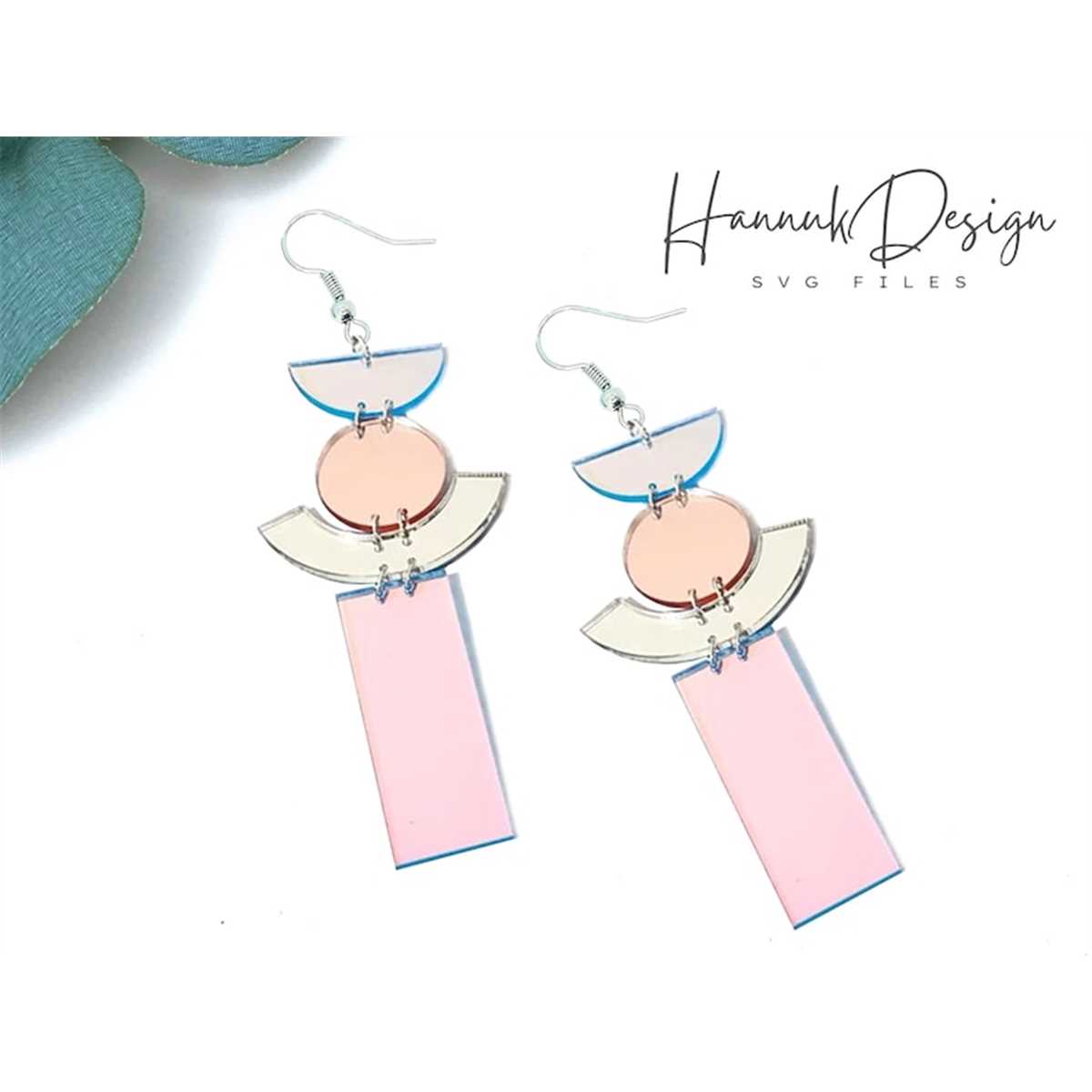 Geometric Earrring Shapes Svg Laser Cut file for Glowforge, - Inspire ...