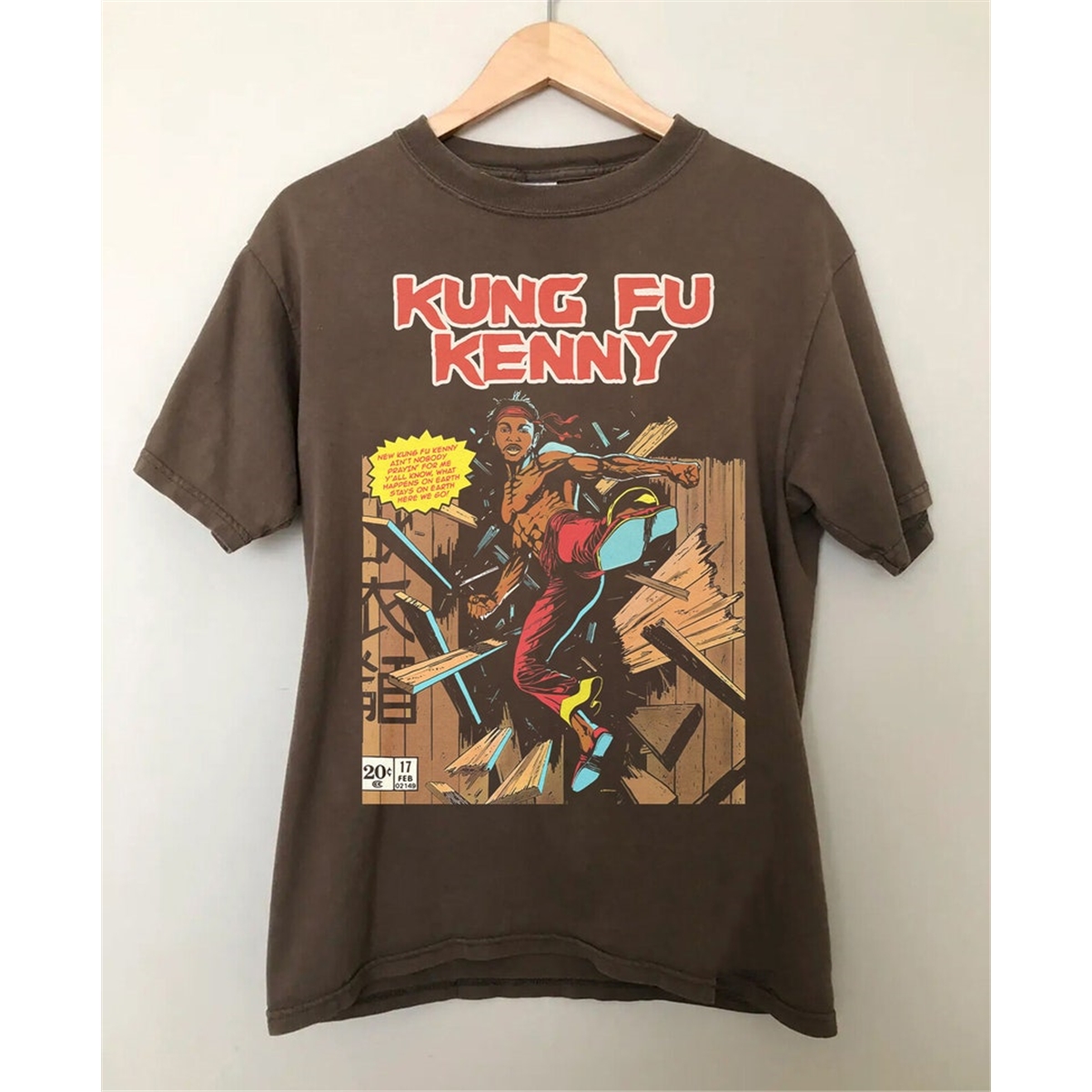 Vintage Kung Fu Kenny T-Shirt, Kendrick Lamar Shirt, Kendric | Inspire ...
