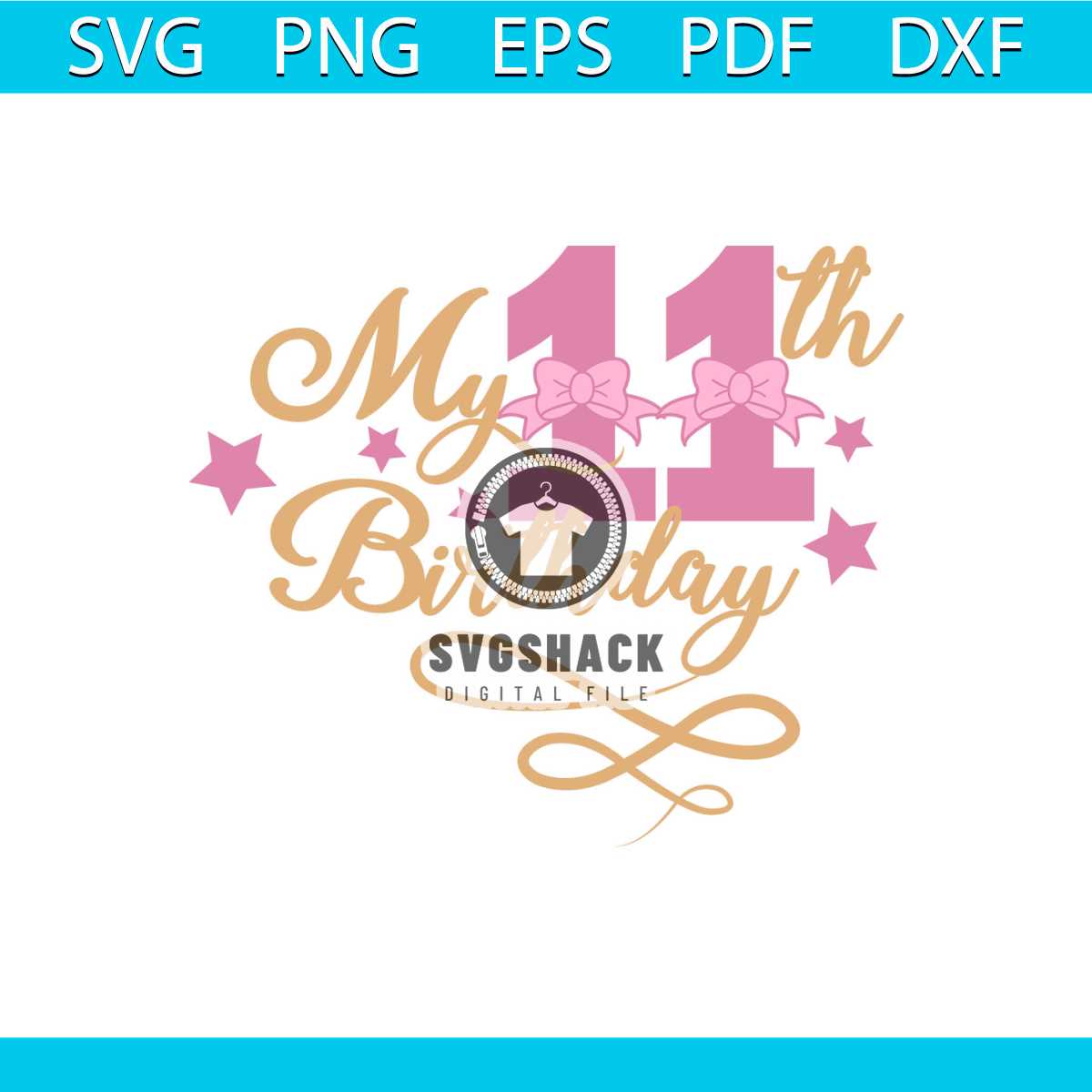 My 11th birthday Svg, Birthday Svg, Happy Birthday Svg, Birt | Inspire ...