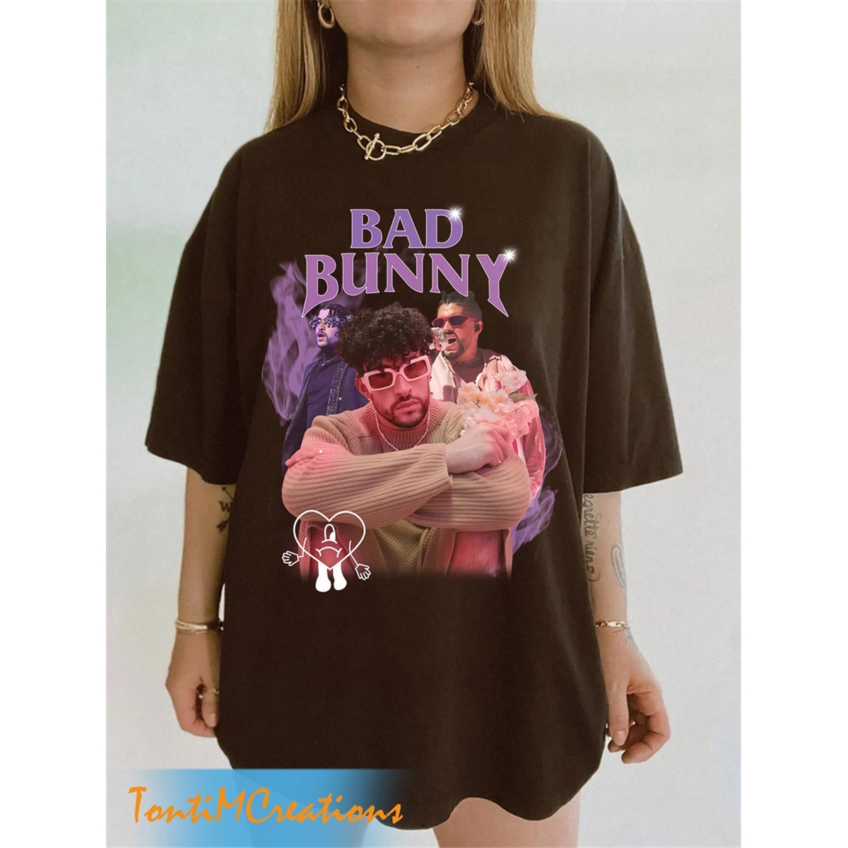 Bad Bunny, Bad Bunny Retro Shirt, Bad Bunny Bootleg Rap Shir | Inspire ...