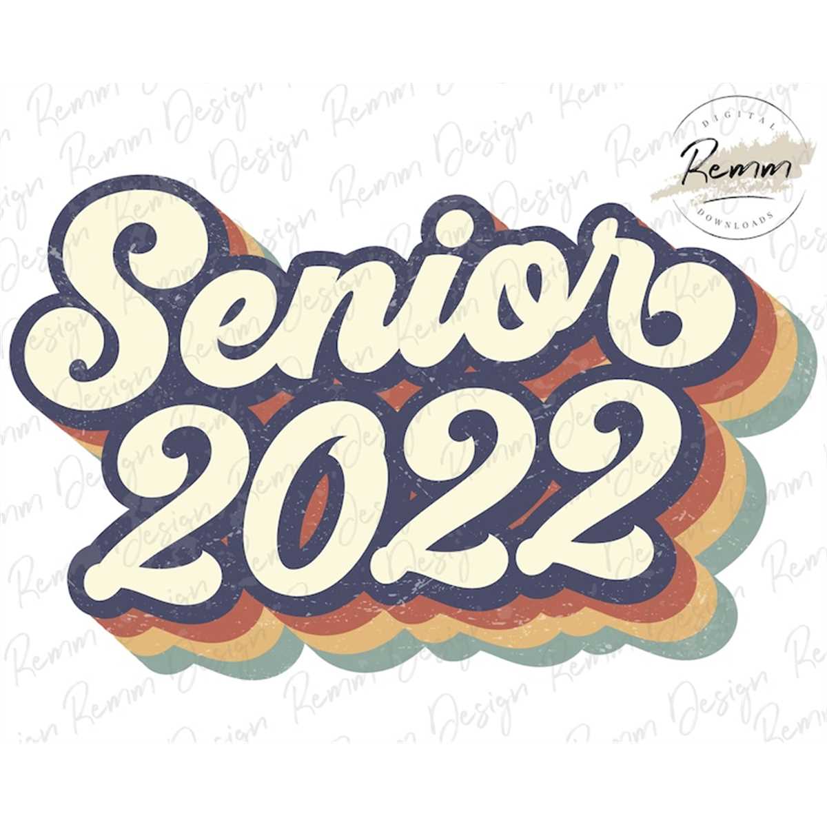 Retro Senior 2022 PNG, Senior Png Sublimation Design, Gradua | Inspire ...
