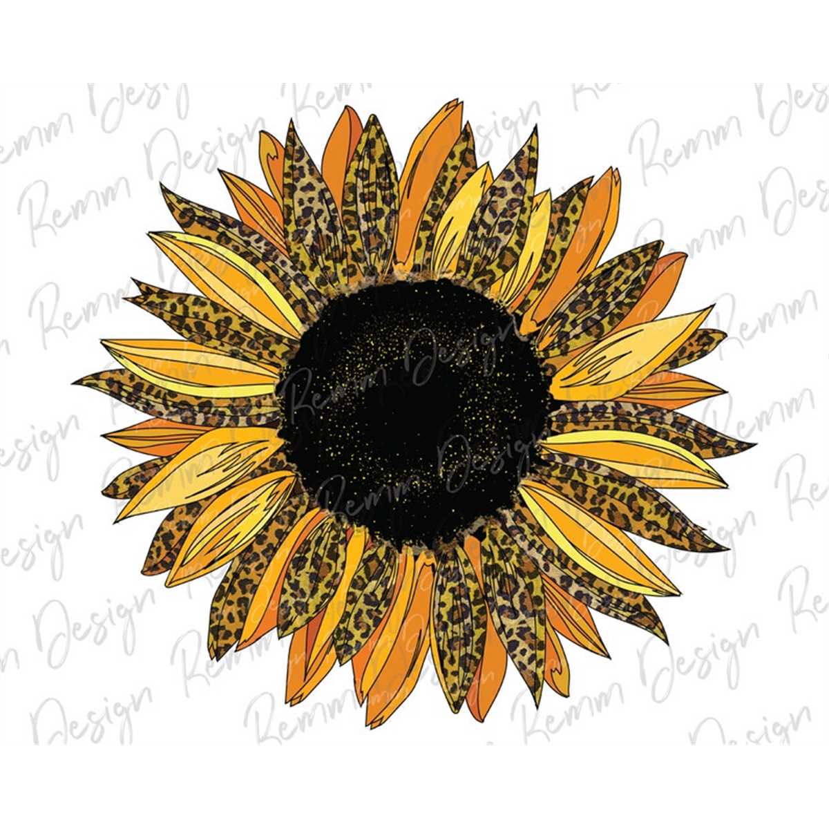 Leopard Sunflower Png, Sunflower Png, Leopard Print, PNG, Ch | Inspire ...