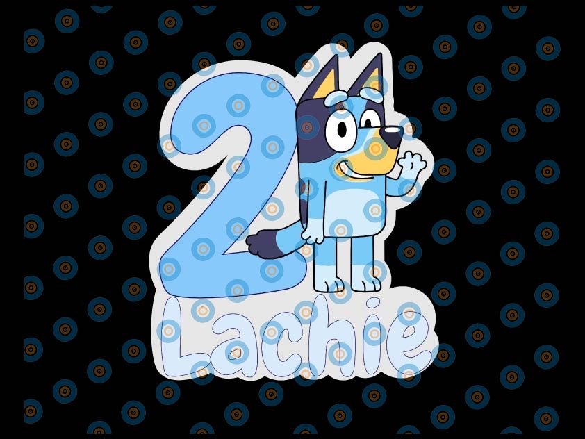 Bluey Birthday Svg Design, Birthday Girl Design, Personalize | Inspire ...