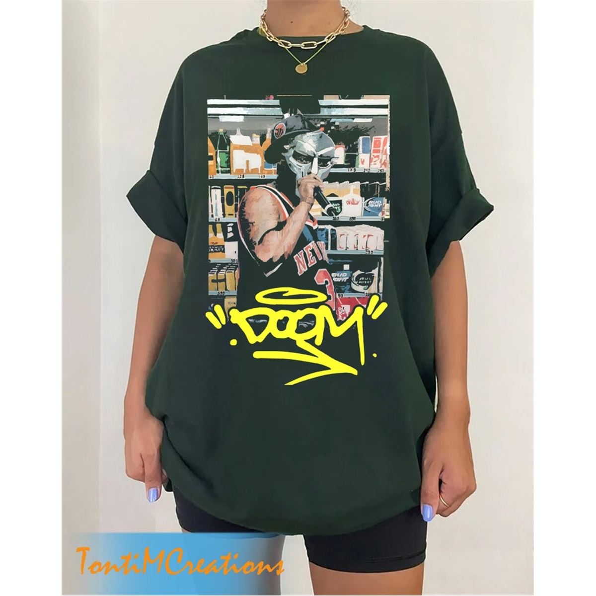 Mf Doom Rap Tee Shirt, Vintage Unisex Tee, Mf Doom Merch | Inspire Uplift