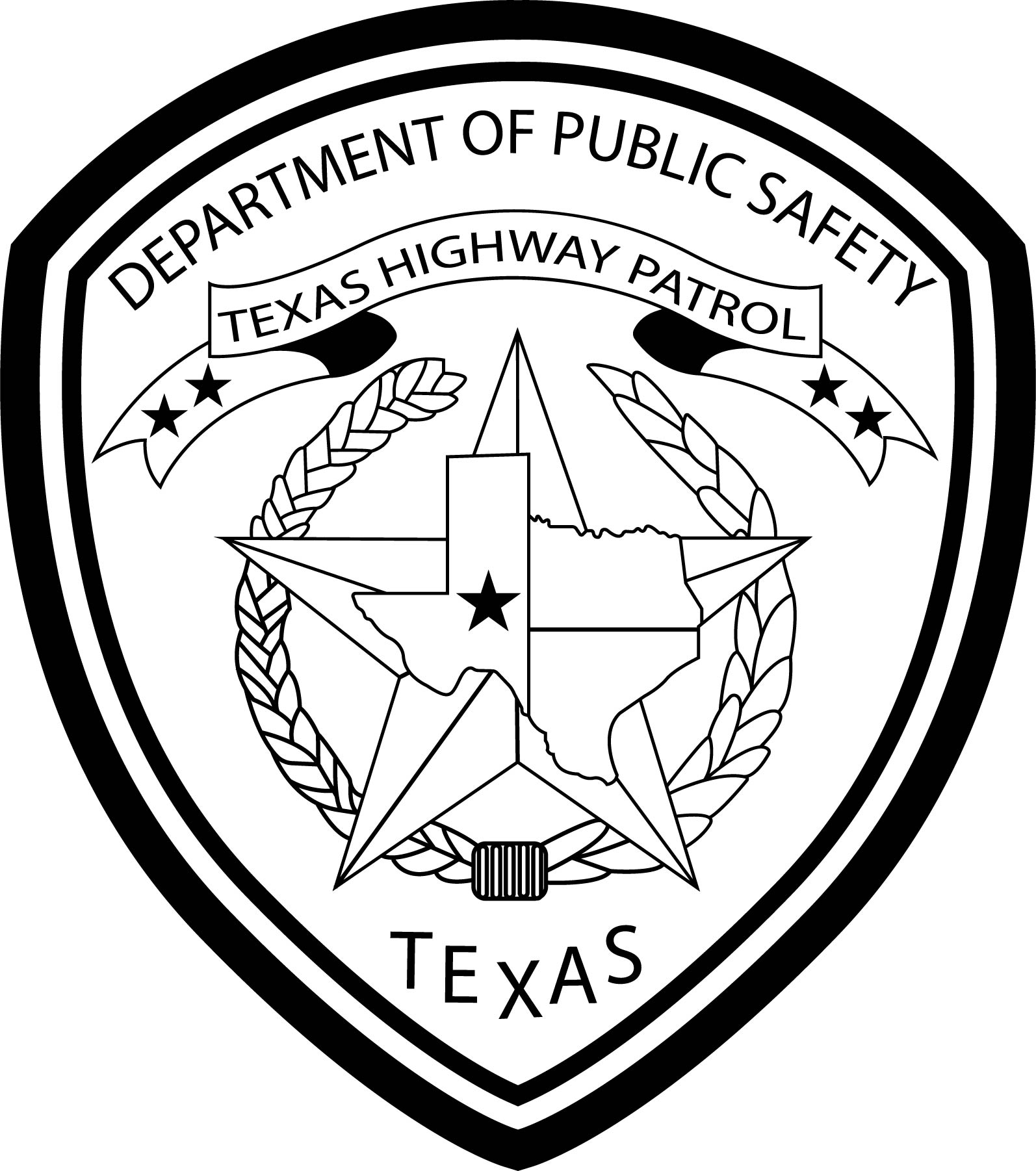 Texas Highway Patrol Logo Texas Department Of Public Safety Trooper