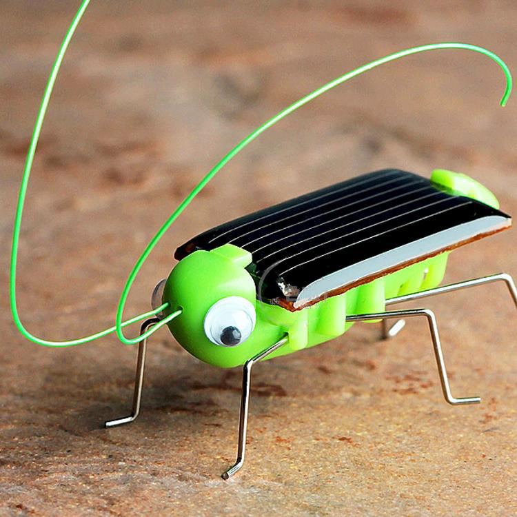 Solar Grasshopper Insect Solar Powered Bug Robot Moving Toy | Inspire ...