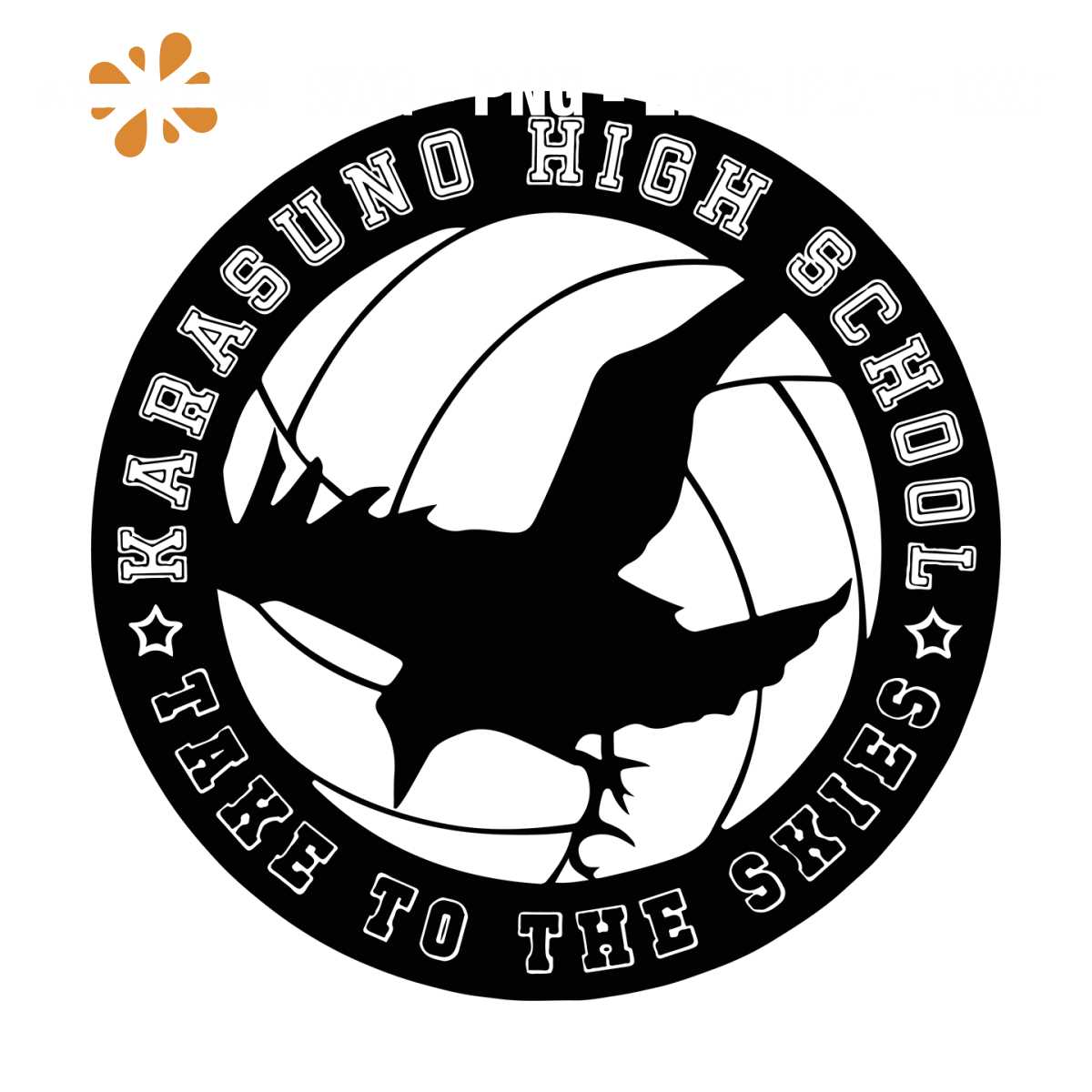 Haikyuu Karasuno VBC Logo PNG, Haikyuu Character PNG, Love A | Inspire ...