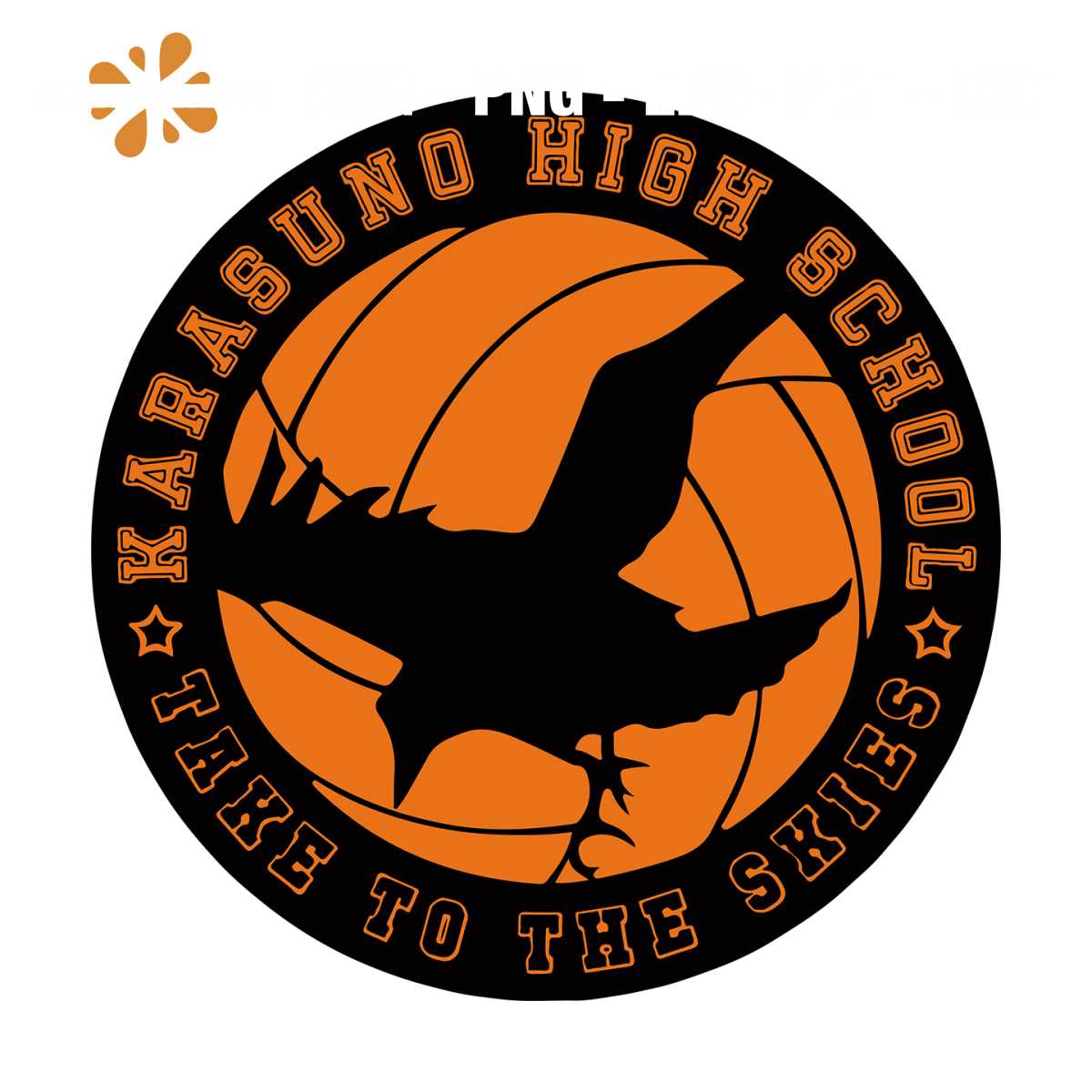 Haikyuu Karasuno VBC Logo PNG, Haikyuu Character PNG, Love A - Inspire ...