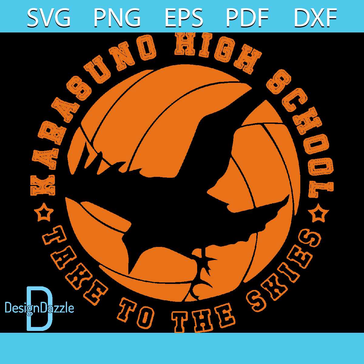 Haikyuu Karasuno VBC Logo PNG, Haikyuu Character PNG, Love A - Inspire ...