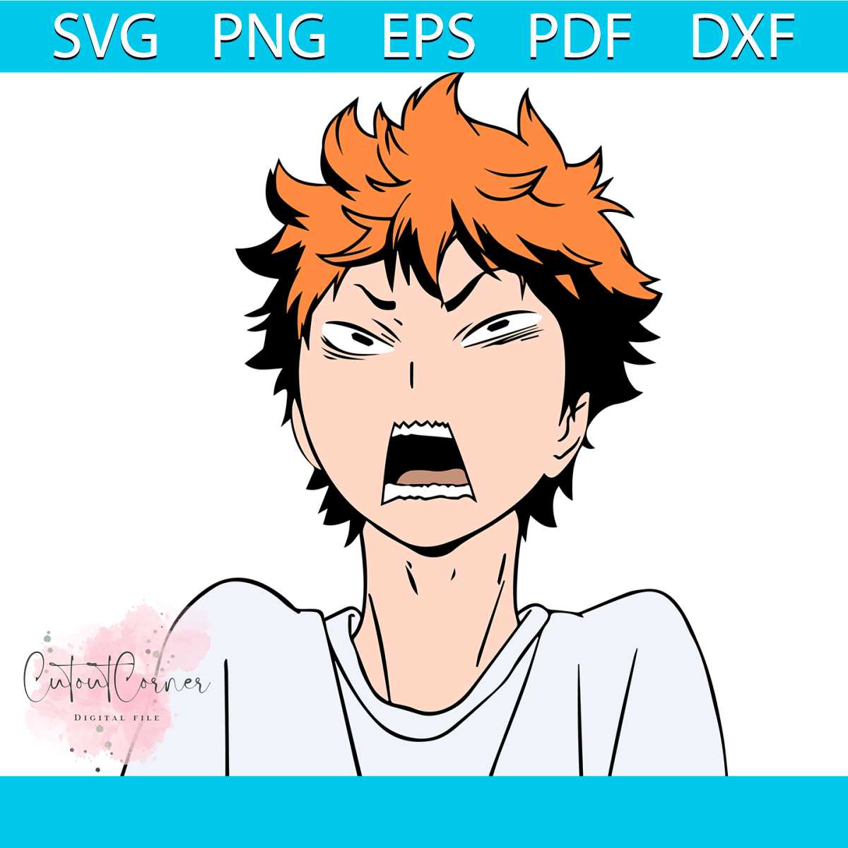 Shoyo Hinata Haikyuu PNG, Haikyuu PNG, Haikyuu Character PNG | Inspire ...