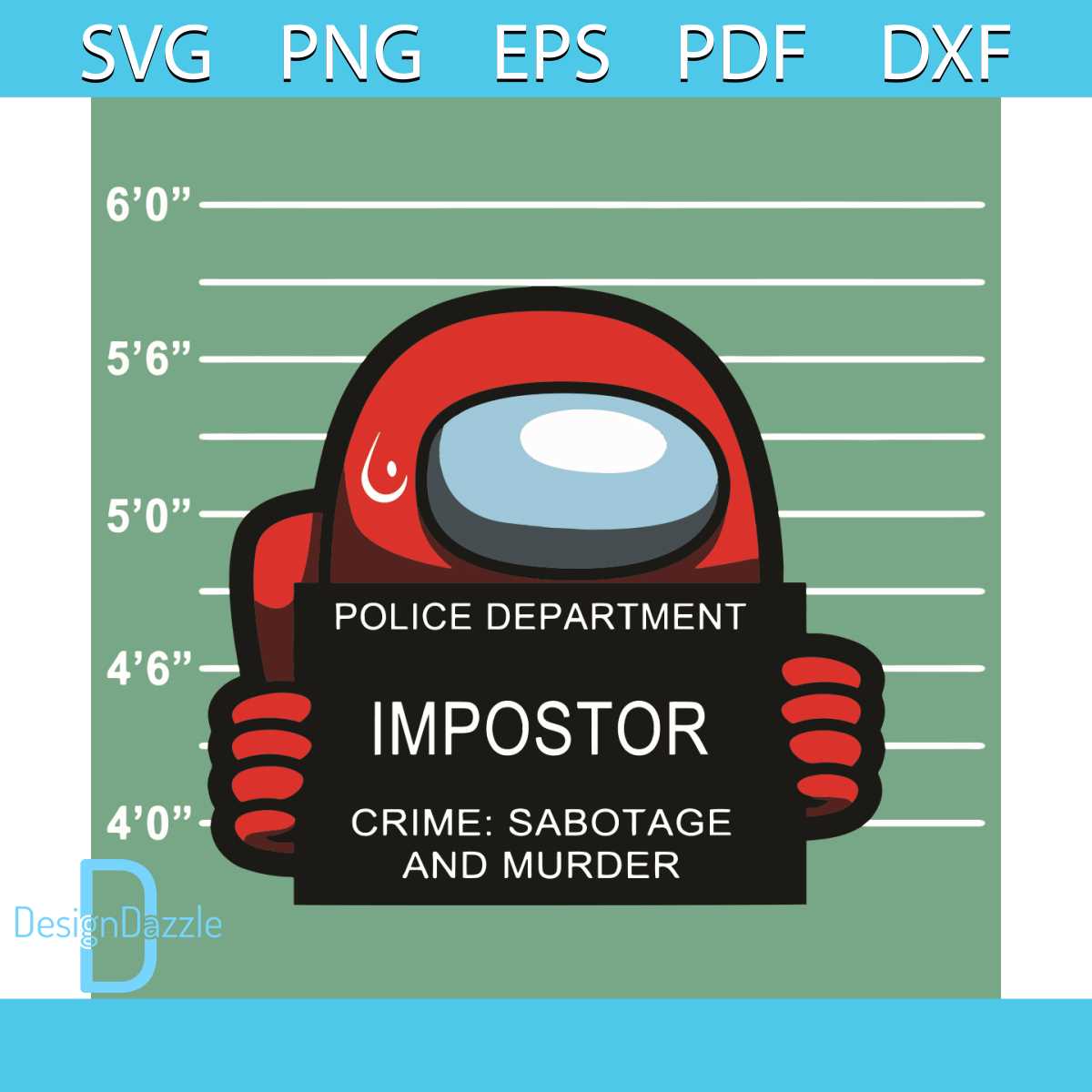 Police Department Impostor Crime Sabotage And Murder Svg, Tr | Inspire ...