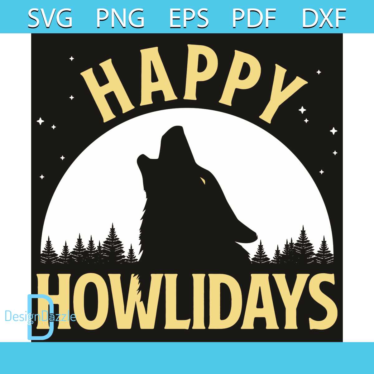 Happy Howlidays Svg, Trending Svg, Howliday Svg, Wolf Svg, M | Inspire ...