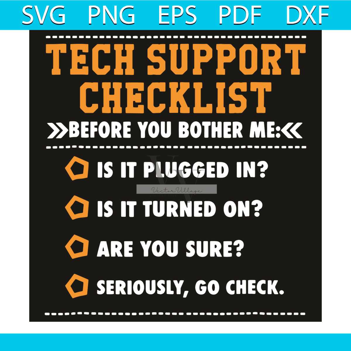 Tech Support Checklist Svg, Trending Svg, Tech Support Check | Inspire ...