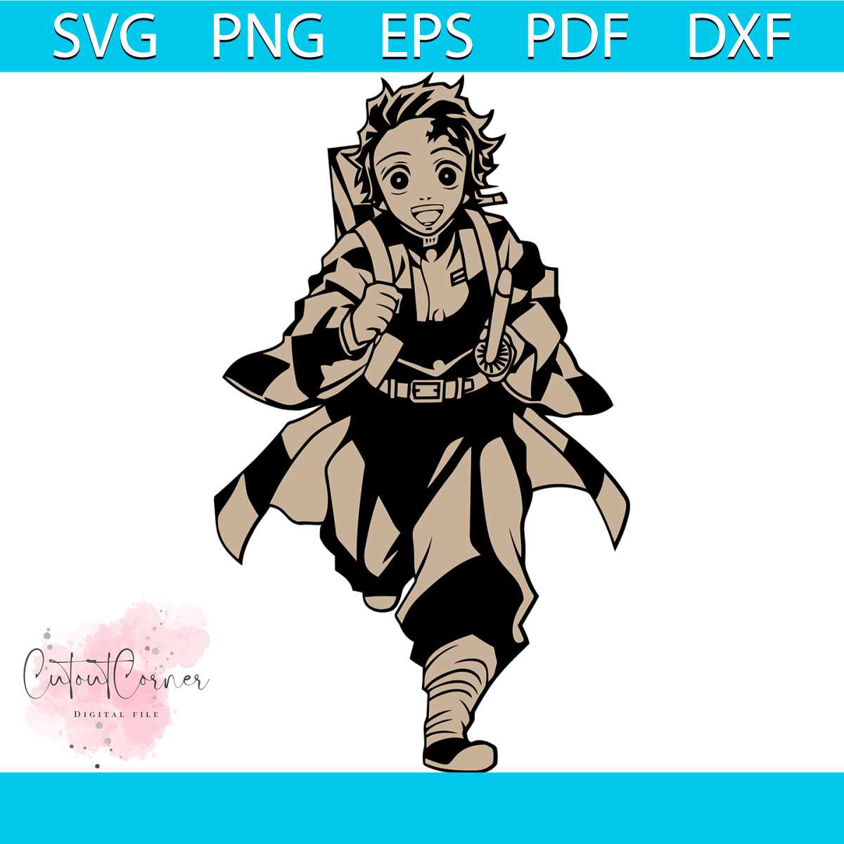 Demon Slayer Kimetsu No Yaiba PNG, Kamado Tanjirou PNG, Anim - Inspire ...