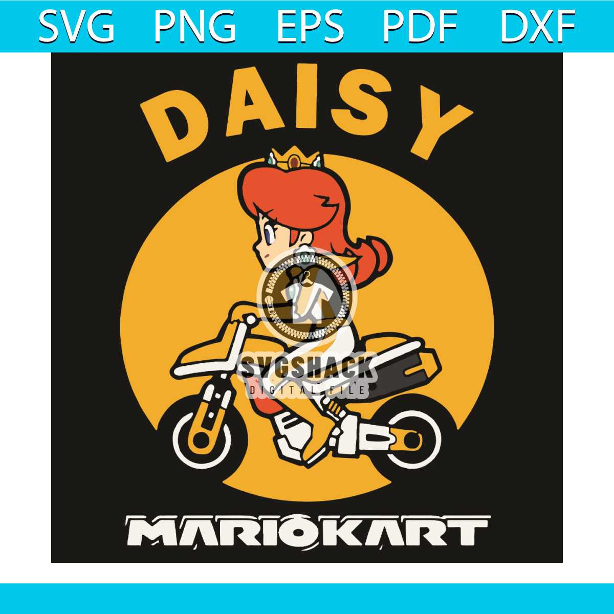 Daisy Mario Kart Svg, Trending Svg, Daisy Mario Svg, Mario K | Inspire ...