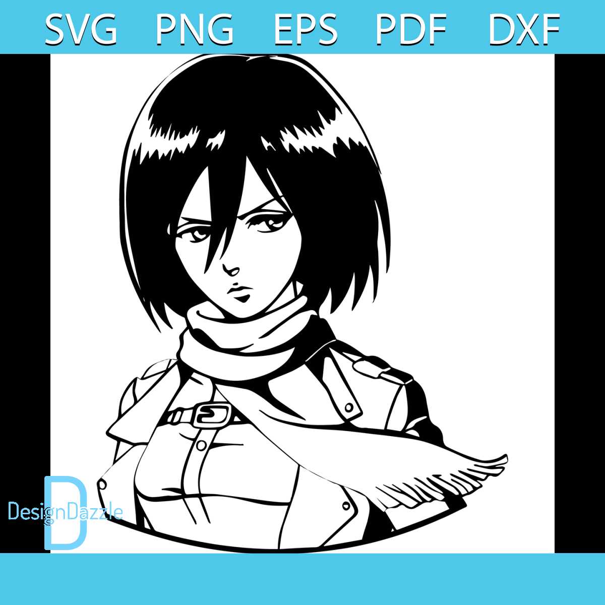 Mikasa Attack on Titan PNG, Anime PNG, Anime Characters PNG, | Inspire ...