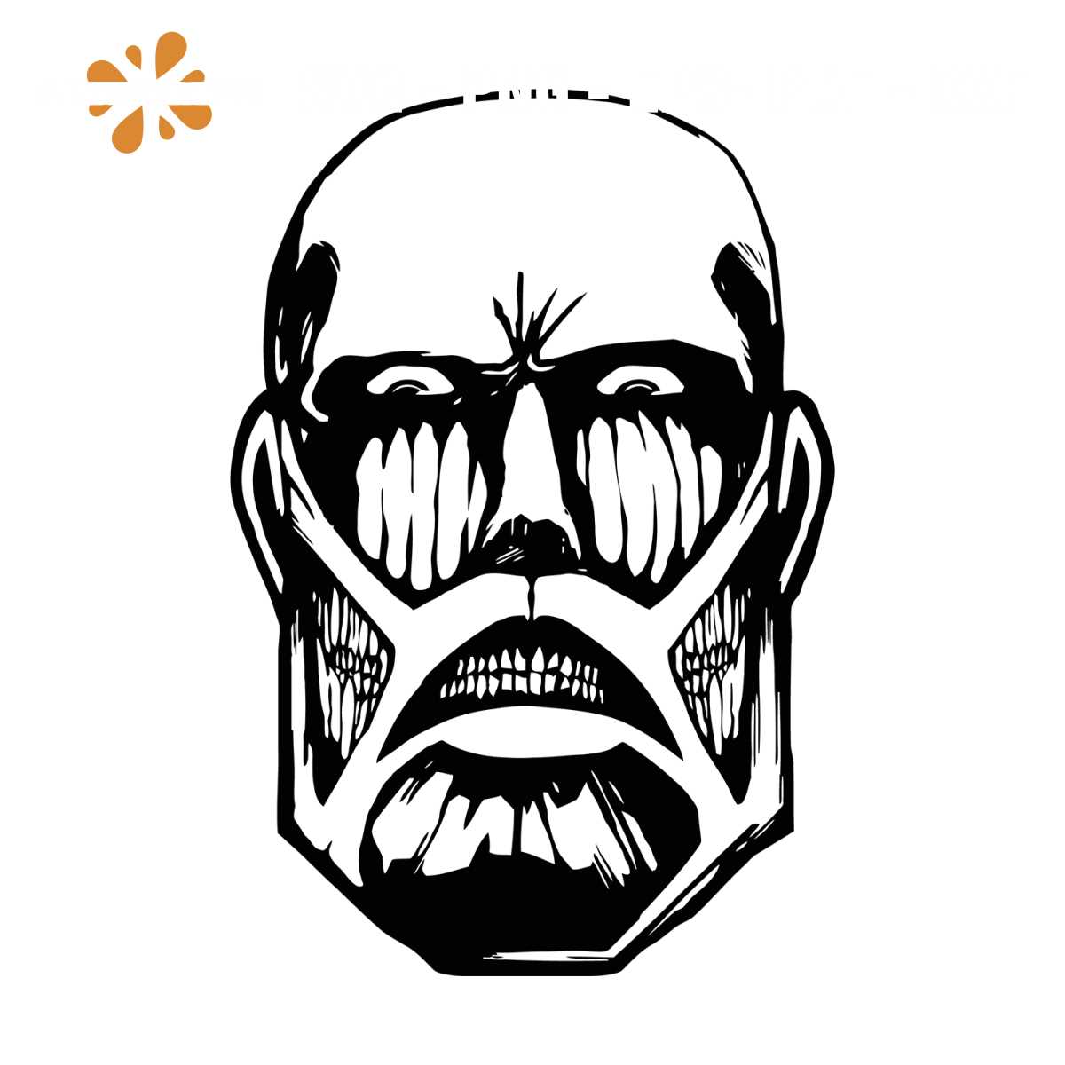 Titan face png, Attack on Titan PNG, Anime PNG, Anime Charac | Inspire ...