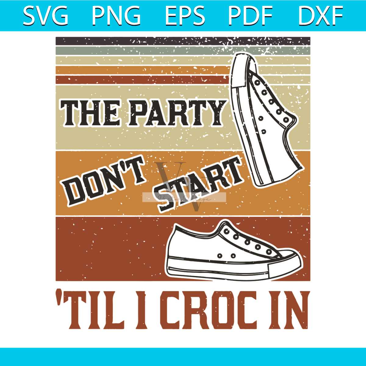 The Party Do Not Start Svg Til I Crocin Svg, Trending Svg, S | Inspire ...