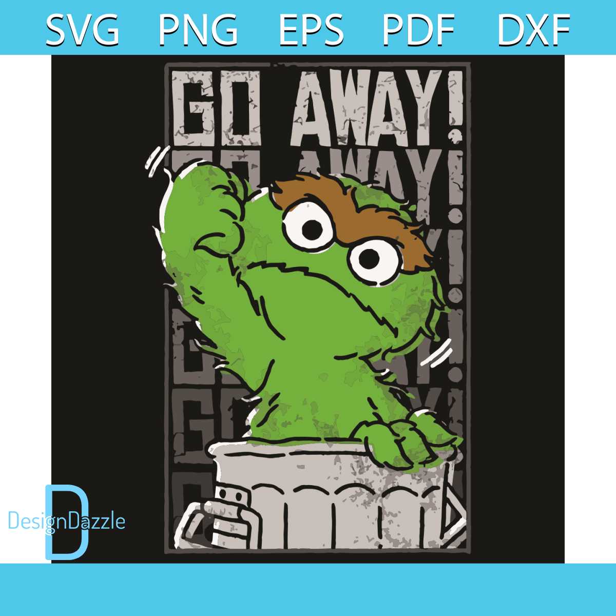 Go Away Svg, Trending Svg, Oscar The Grouch Svg, The Oscar S | Inspire ...