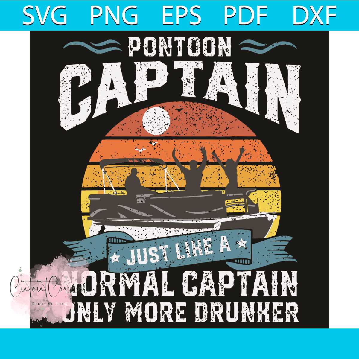 Pontoon Captain Just Like A Normal Captain Only More Drunker | Inspire ...