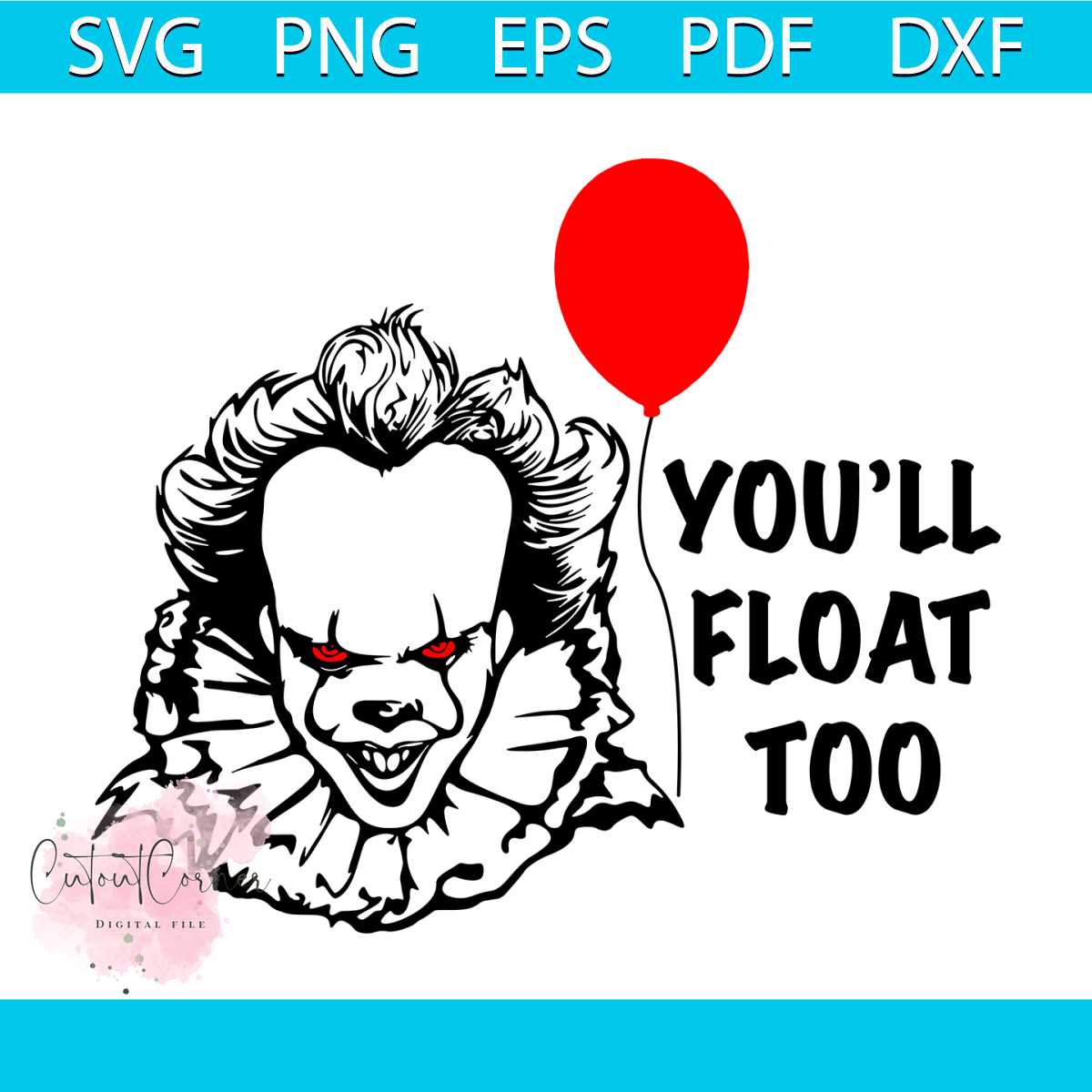 You'll Float Two PNG, Horror Characters PNG, Horror Friends | Inspire ...