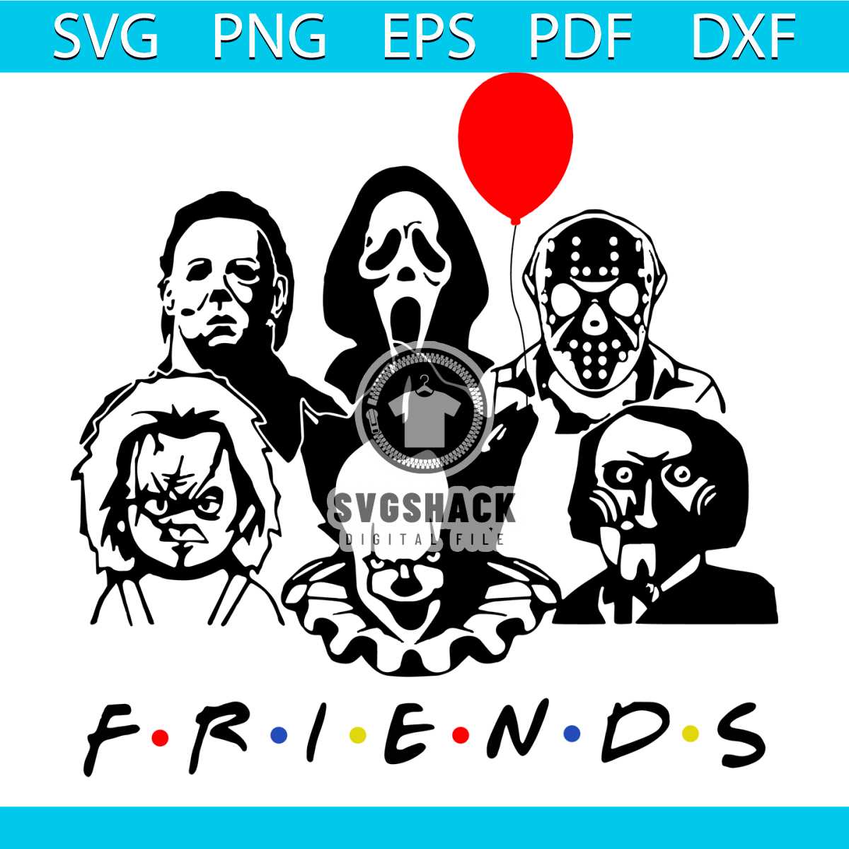 Friends Horror Characters PNG, Horror Friends png, Horror Ha | Inspire ...