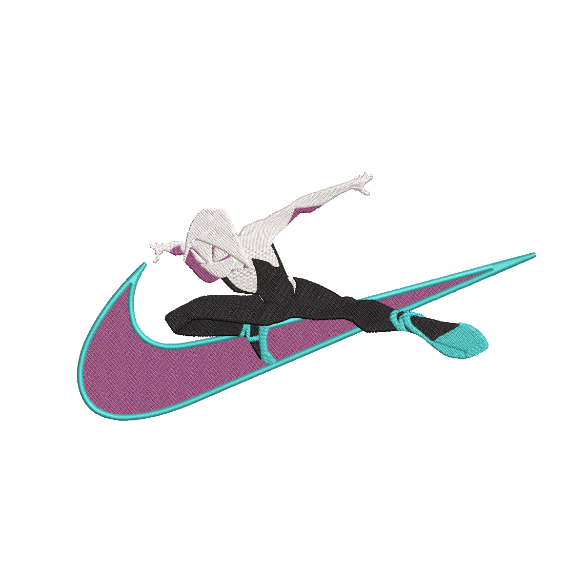 Gwen Spider Man Embroidery Designs, Gwen Spider-Man, Nike | Inspire Uplift