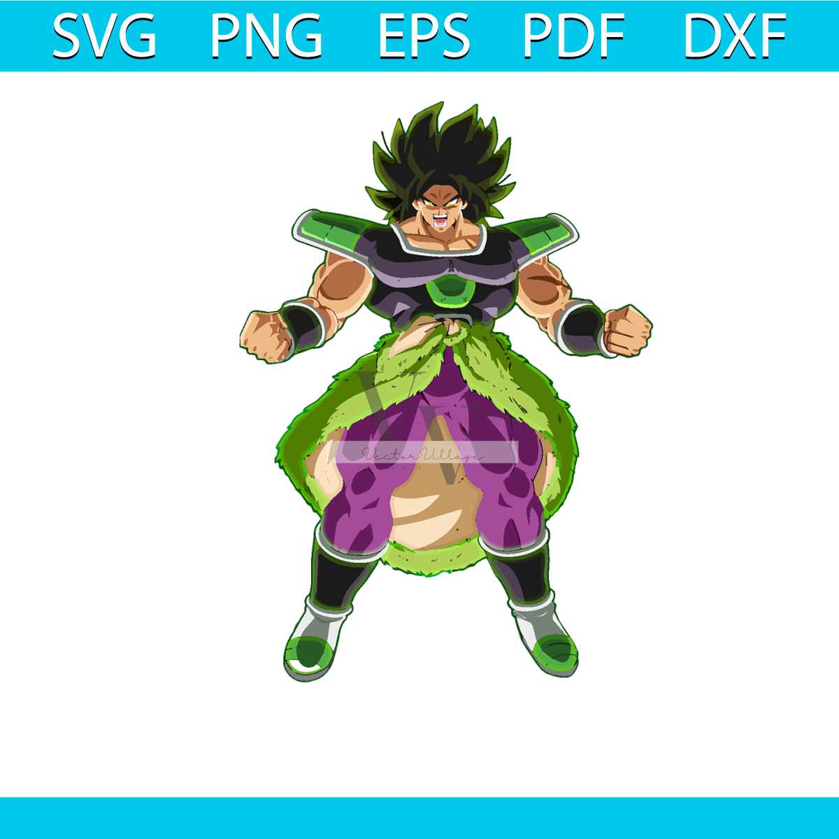 Broly PNG, Dragon Balls PNG, DTG Printing, Instant download, - Inspire ...