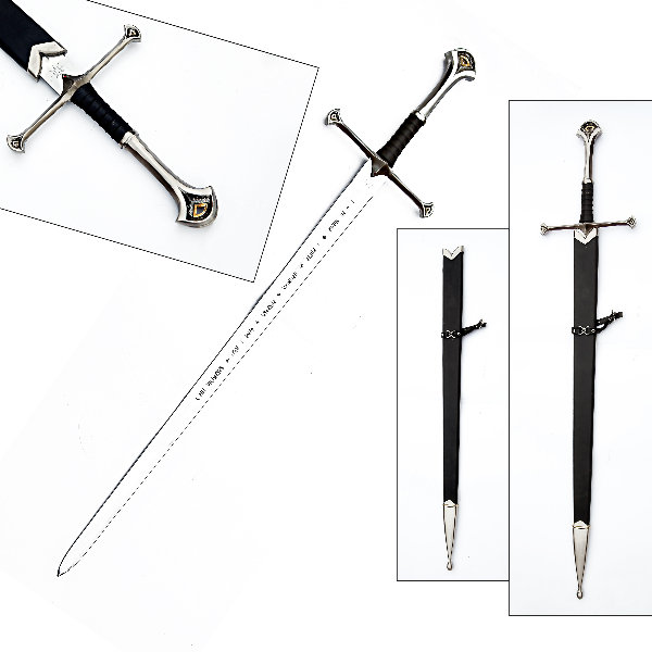lord Sword With Sheath, Cosplay Anduril, Replica Sword, Stai | Inspire ...