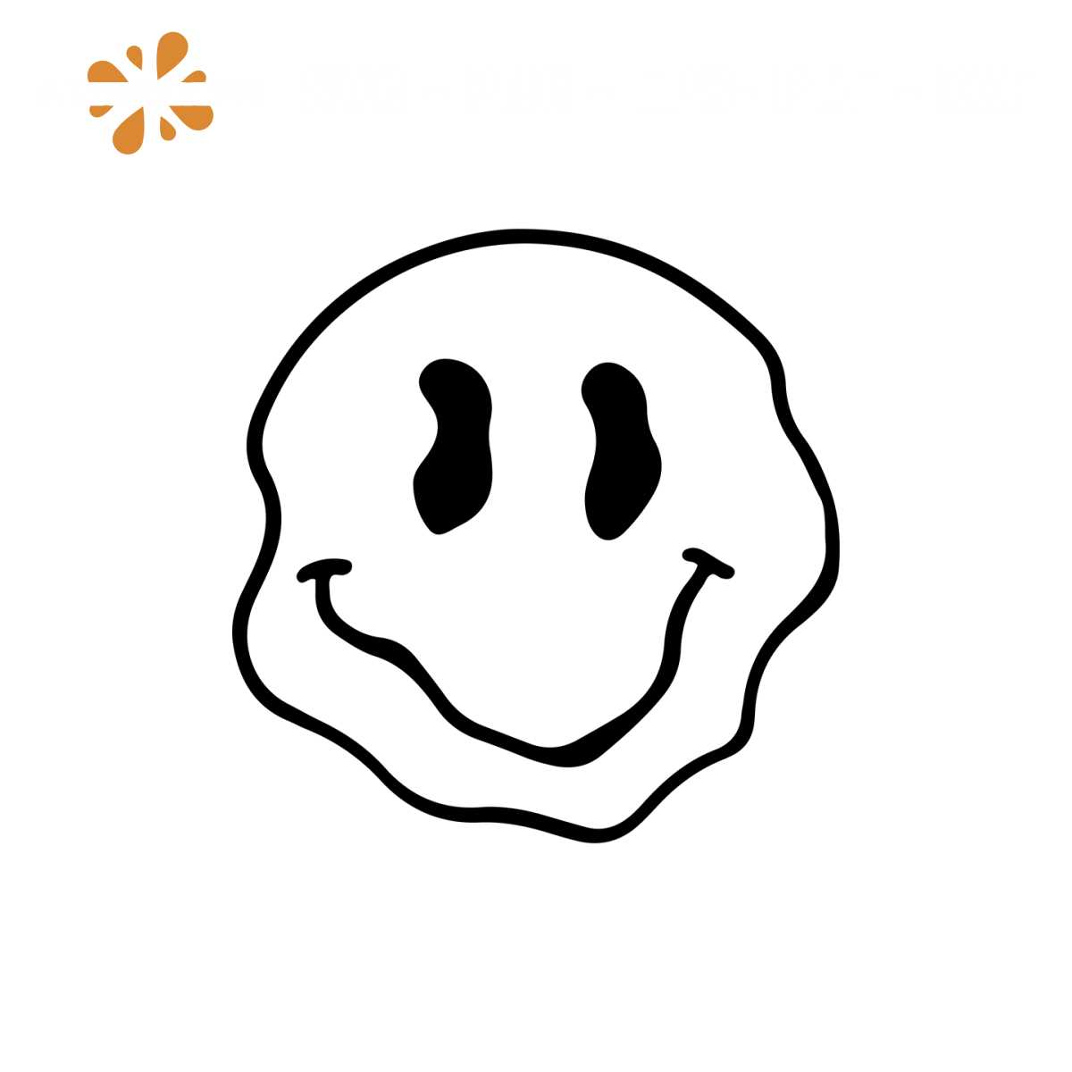 Drippy Smiley png, Melting smile, Checkered Smiley png, Happ | Inspire ...