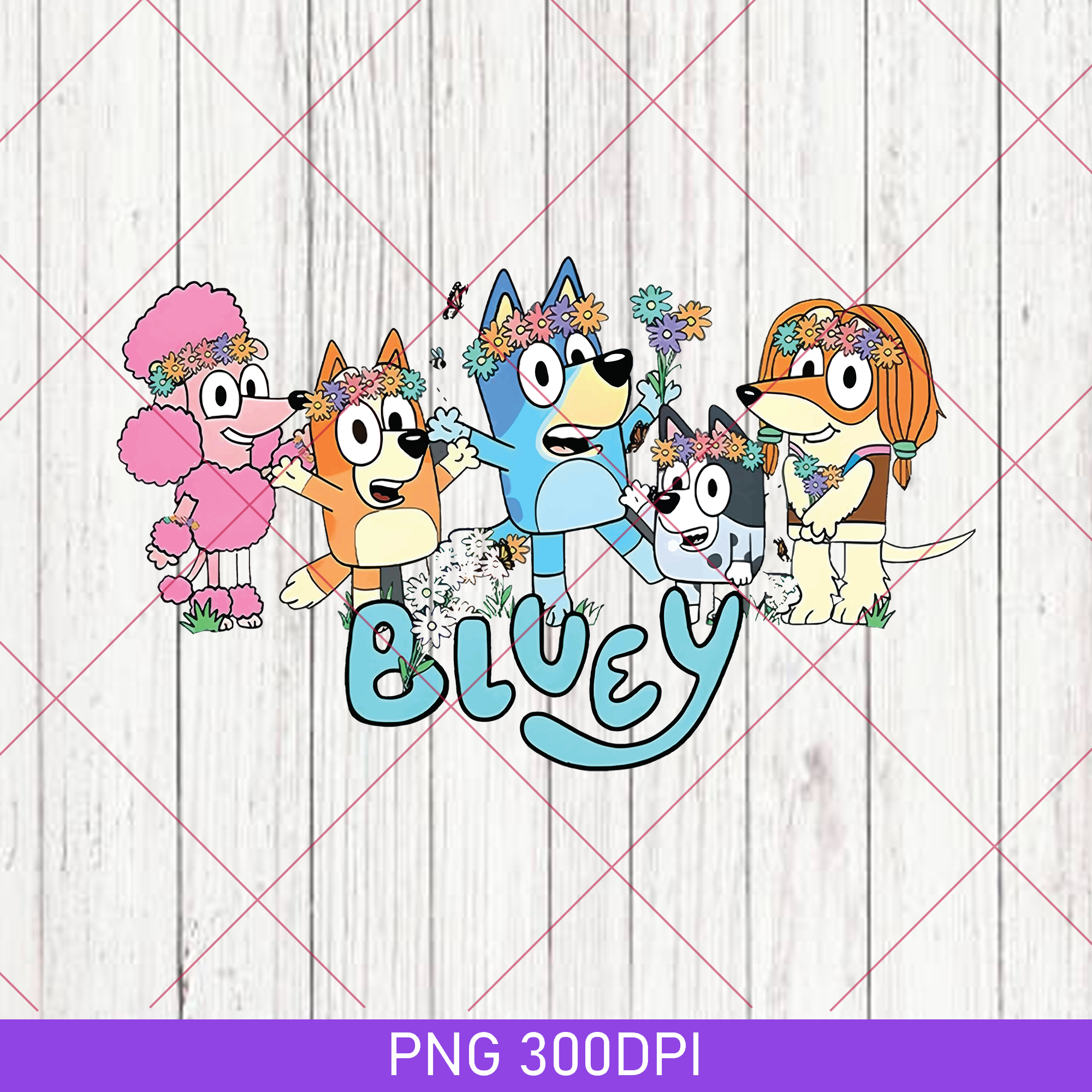 Cute Bluey And Friends PNG, Cute Bluey PNG, Bluey Family PNG - Inspire ...