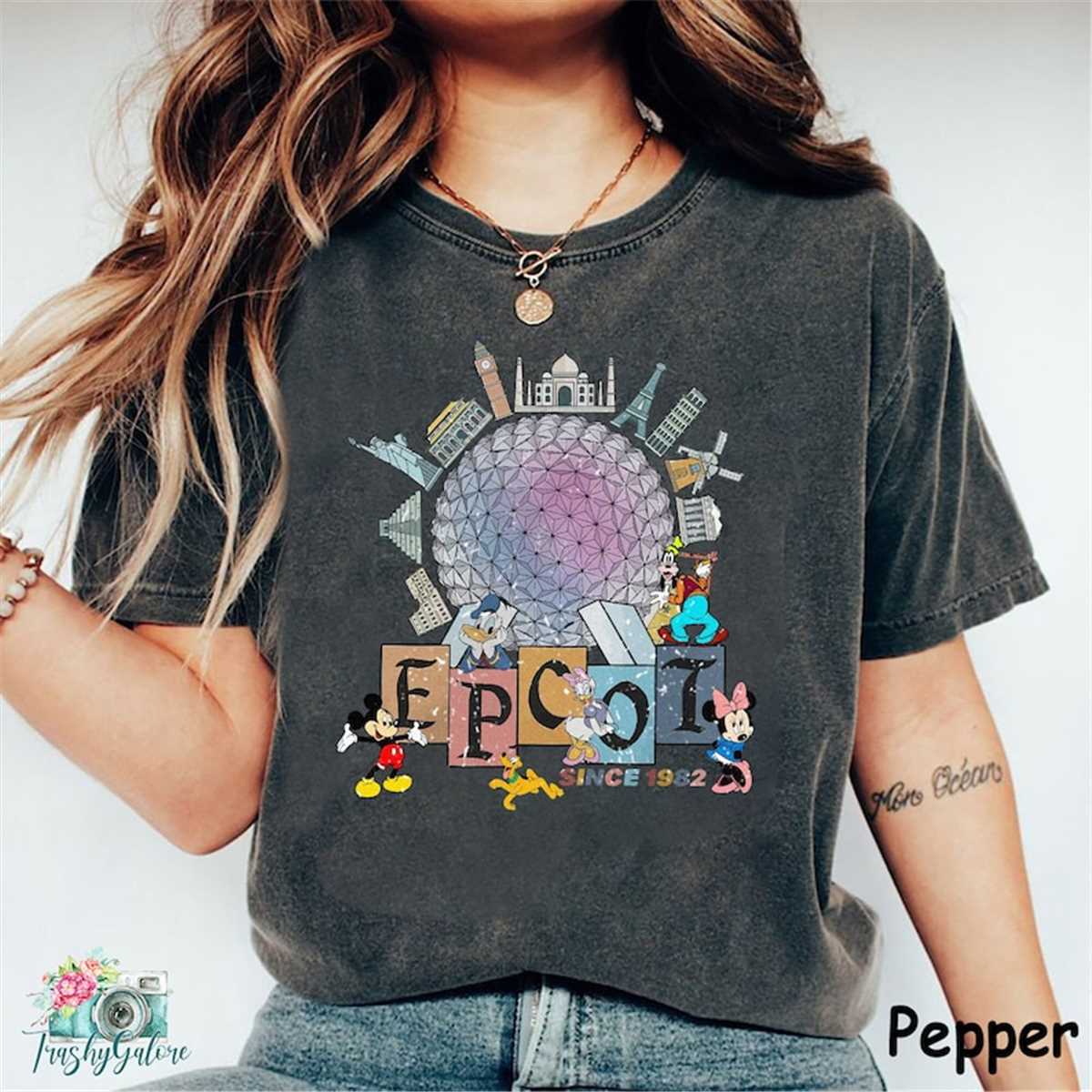 Comfort Colors Epcot Shirt, Vintage Epcot 1982 Shirt, Disney | Inspire ...