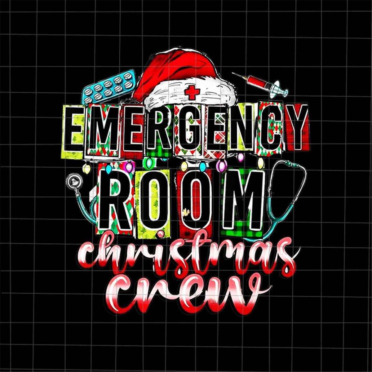 Emergency Room Christmas Crew Png, ER Christmas Png, Nurse C | Inspire ...