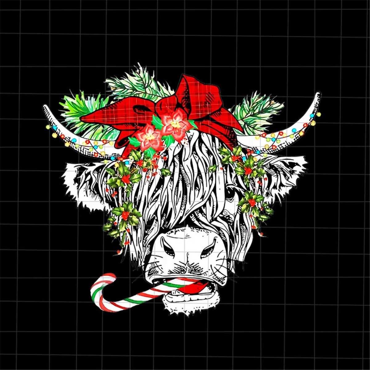 Cow Christmas Light Png, Cow Light Xmas, Cow Tree Xmas, Cow | Inspire ...