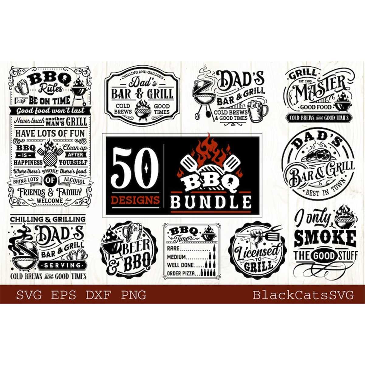 Barbecue SVG Bundle 50 designs , BBQ svg bundle, bbq svg, Gr - Inspire ...