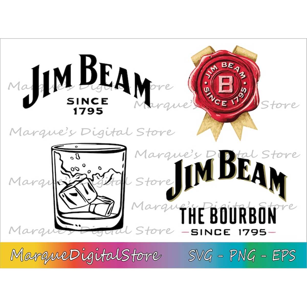 Jim Beam Whishey Svg, Bourbon Svg, Whiskey Svg Bundle, Liquo - Inspire ...