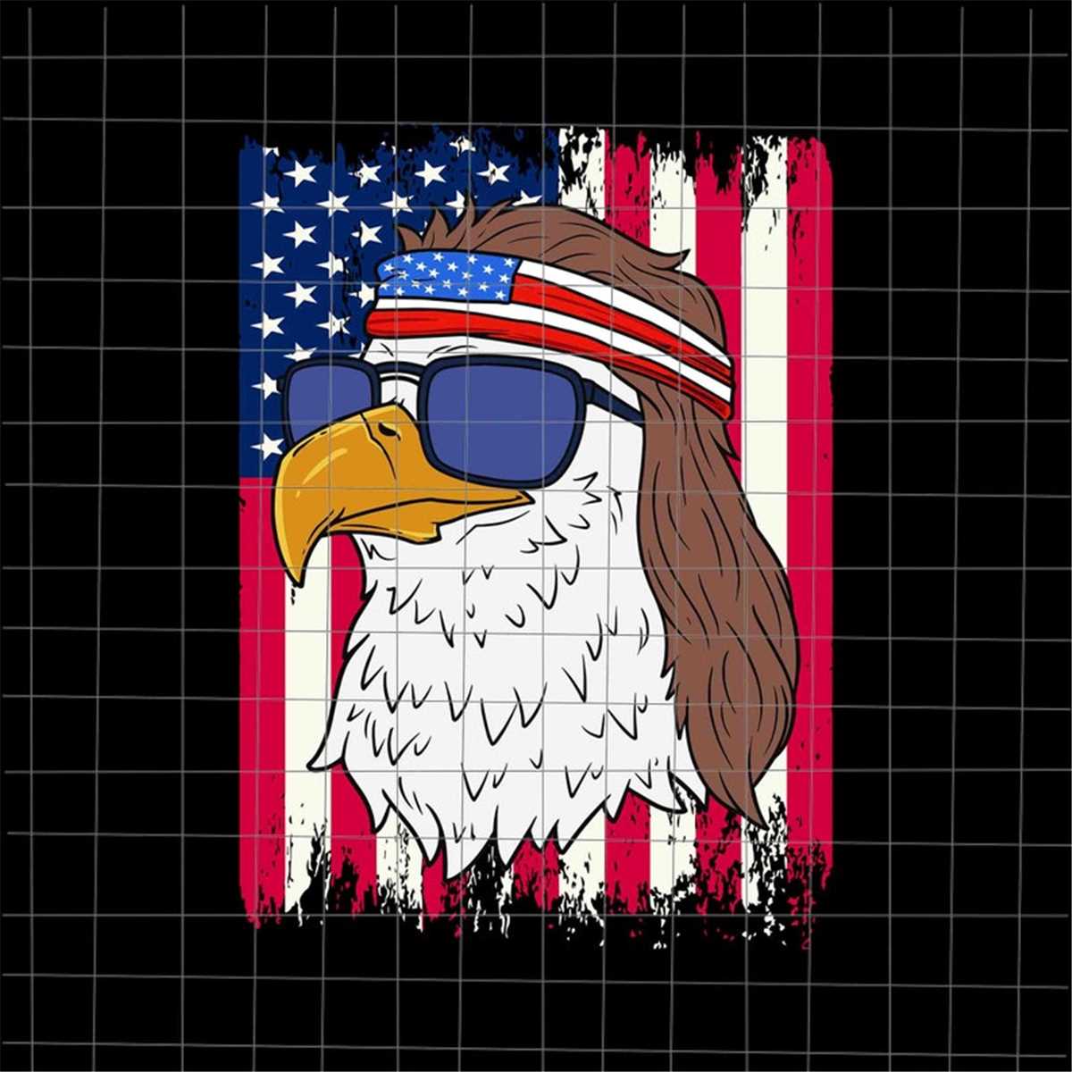 4th Of July svg, American Bald Eagle Mullet Svg, America Eag | Inspire ...