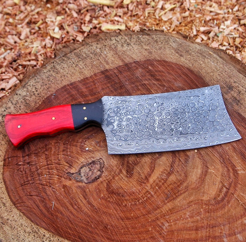 Smart Hand Forged Chef Cleaver | Chef Chopper| Damascus Clea | Inspire ...