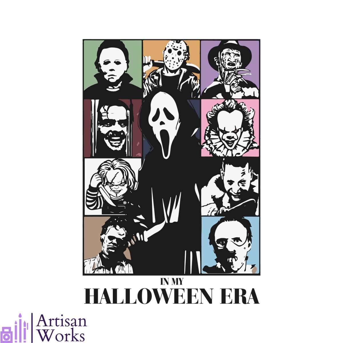 In My Halloween Era SVG Horror Movie Characters SVG File | Inspire Uplift