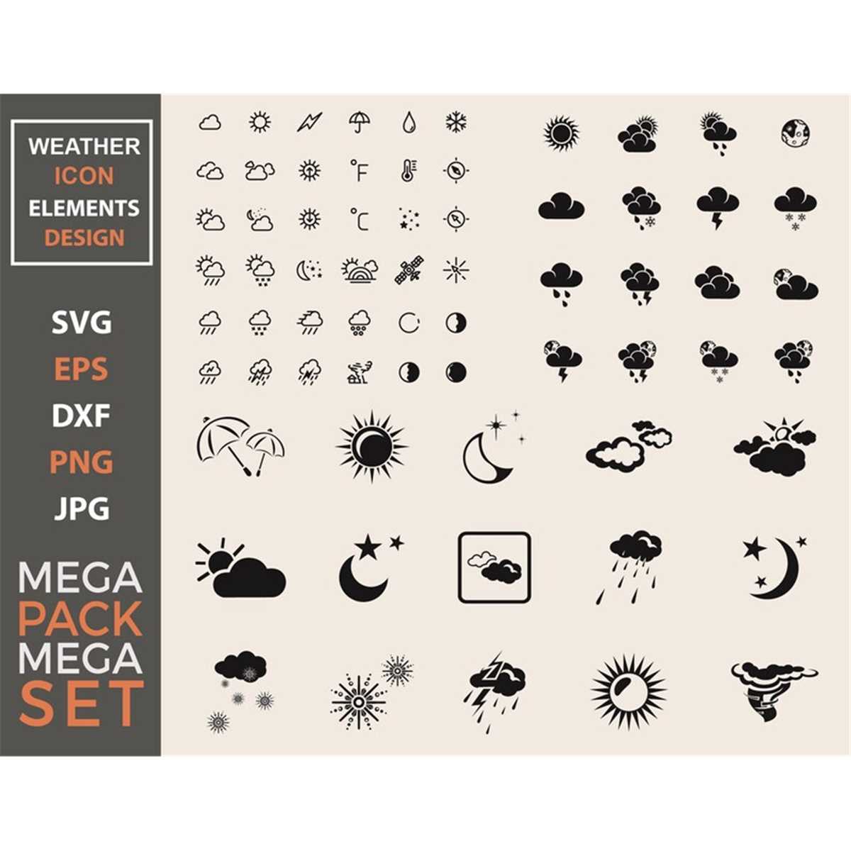 weather icon svg - Inspire Uplift