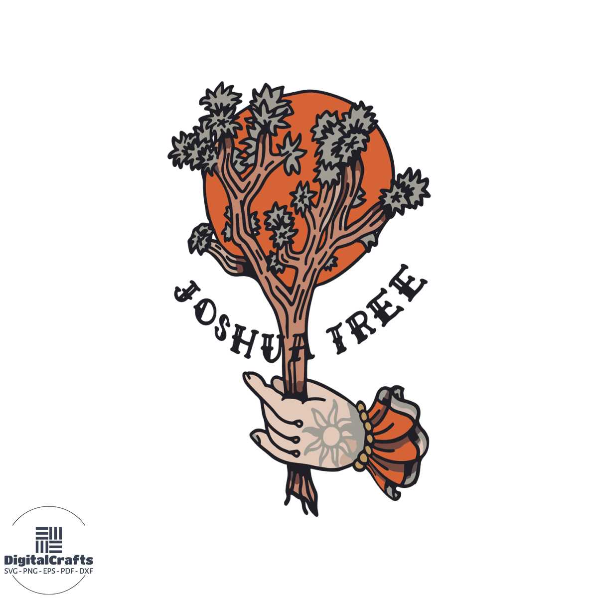 Vintage Joshua Tree SVG US National Park SVG File For Cricut | Inspire ...