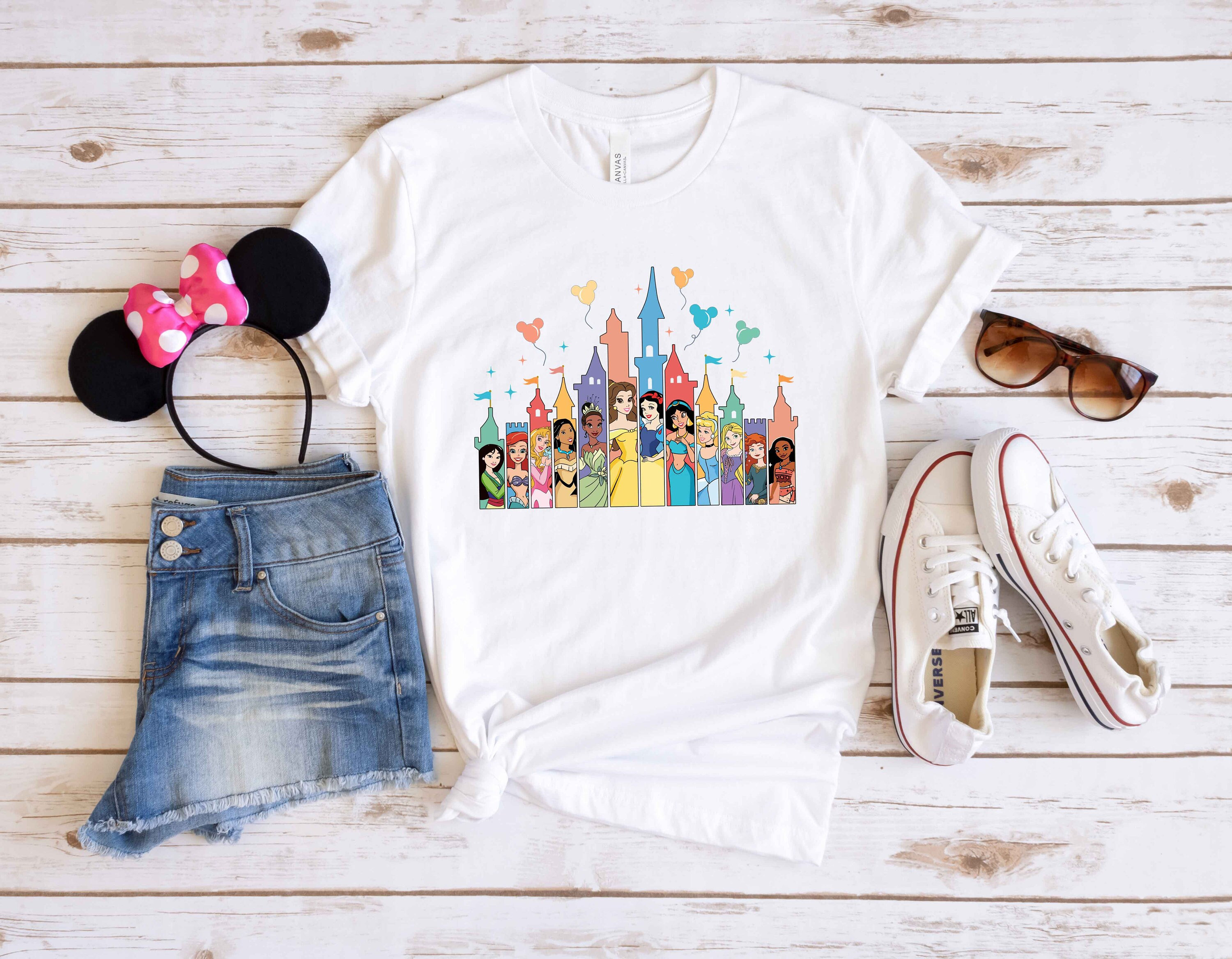 Disney Princess Castle Shirt, Disney Princesses Sh | Inspire Uplift