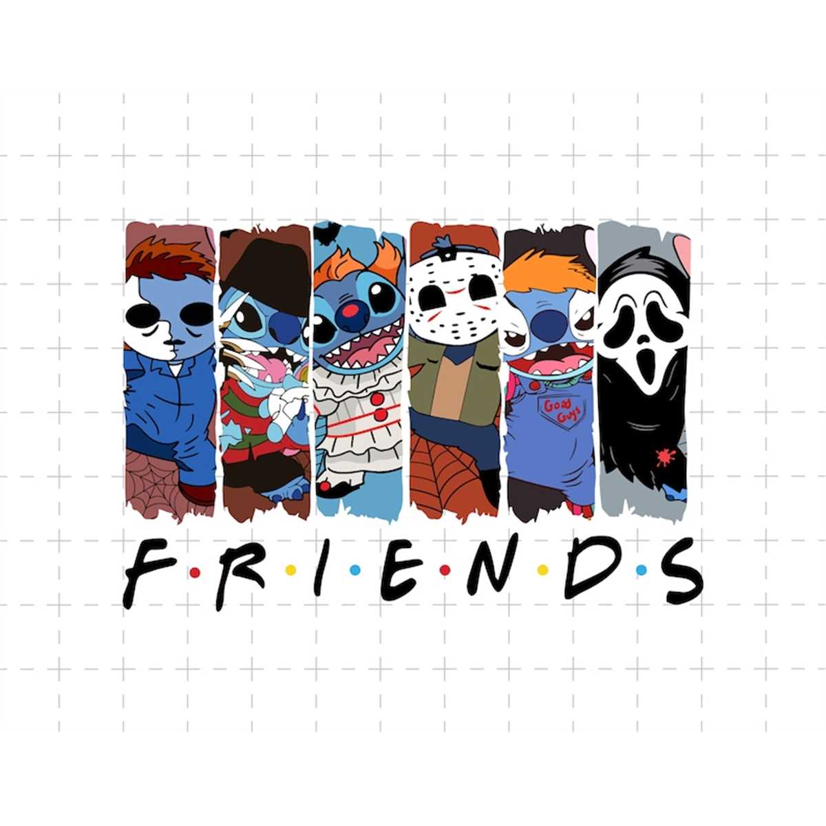 Halloween Friends Svg, Trick Or Treat Svg, Horror Movie, Spo | Inspire ...