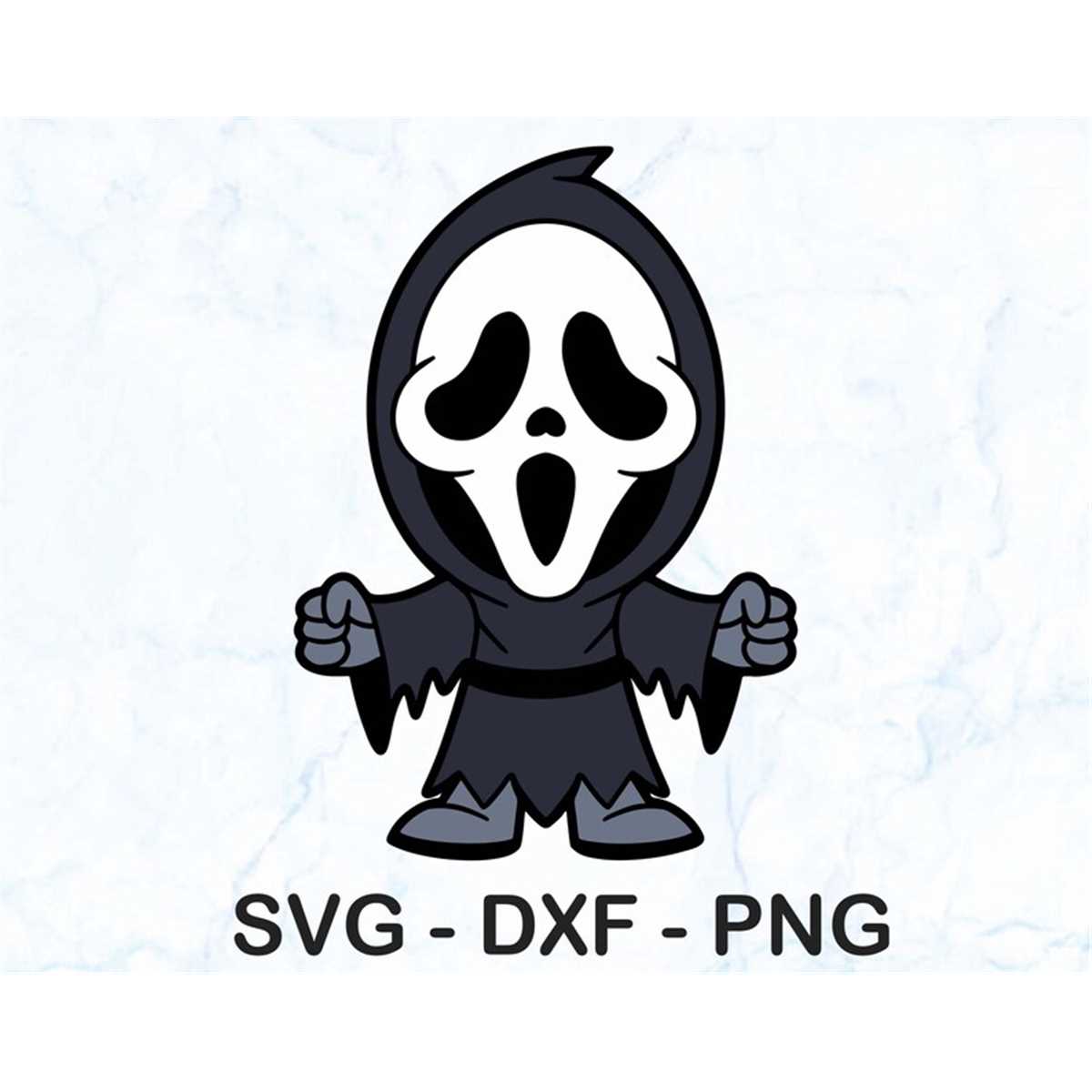Scream Halloween Horror Scary SVG Cut File PNG DXF High Qual | Inspire ...