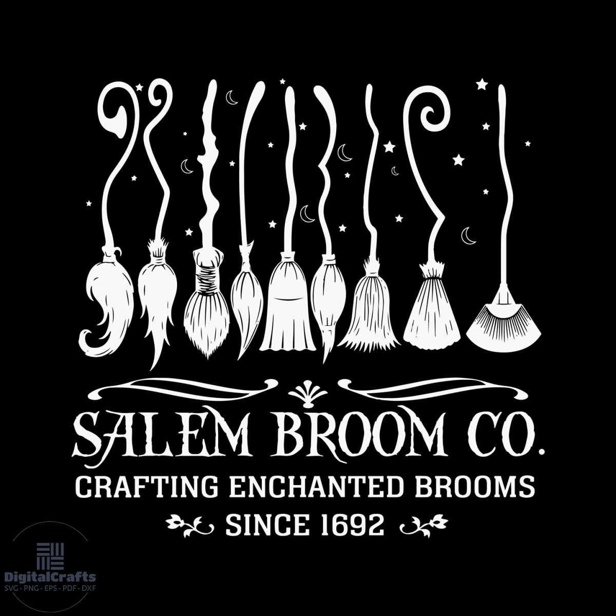Enchanted Brooms Svg | Inspire Uplift