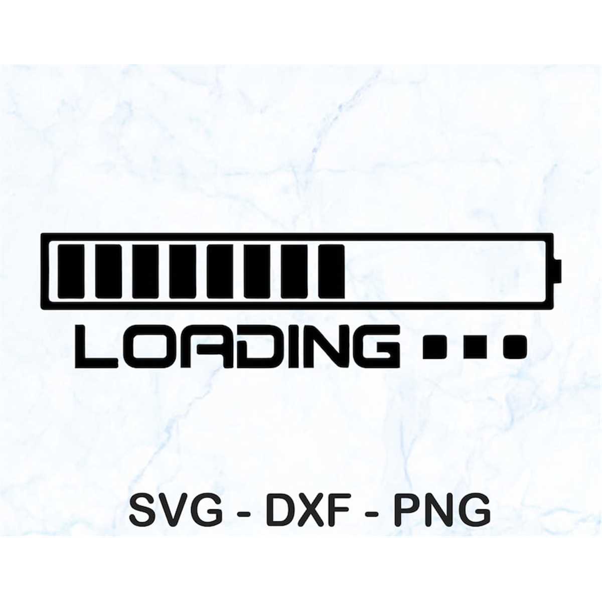Loading SVG Cut File PNG DXF High Quality Easy to Use Instan - Inspire ...