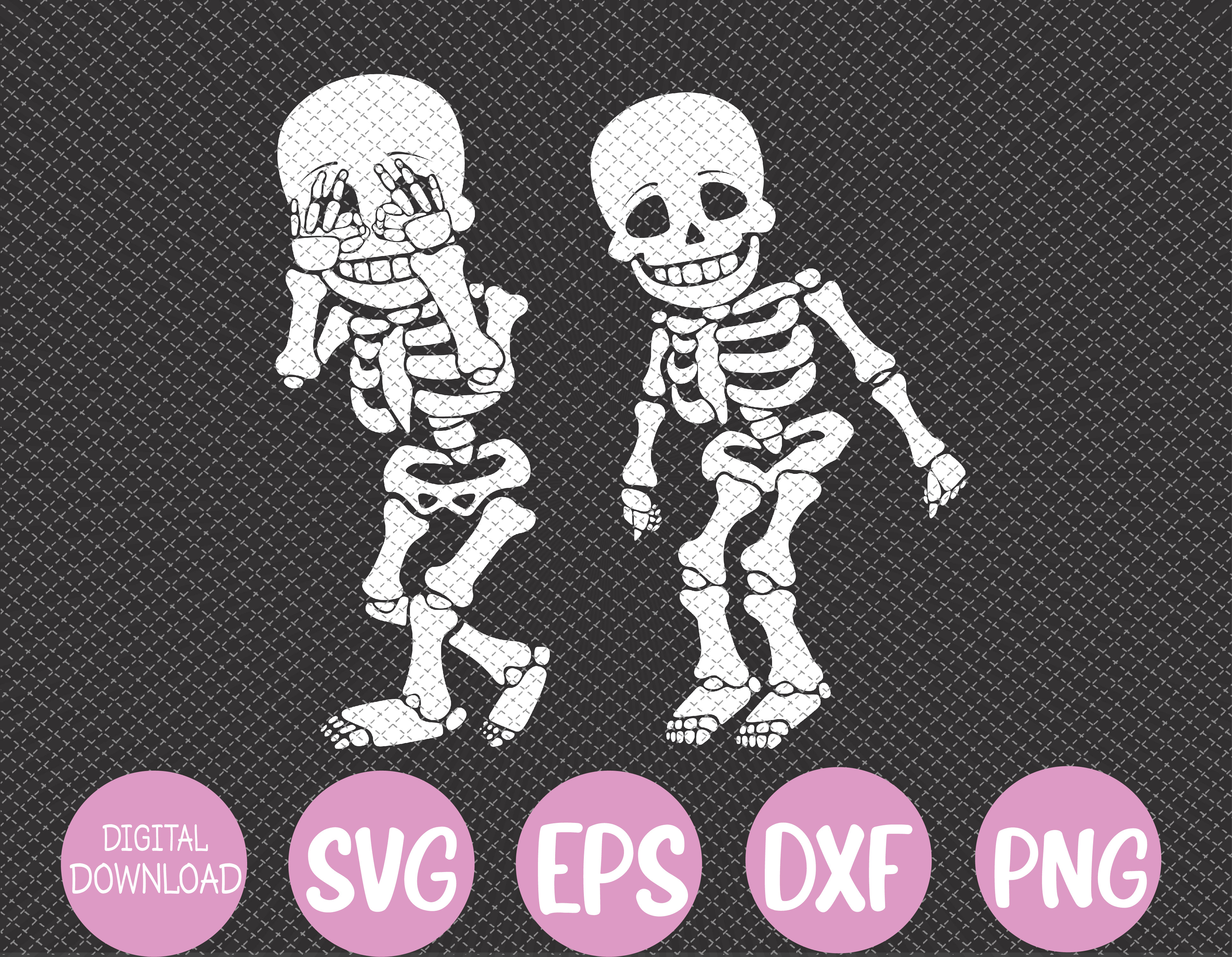 Halloween Skeleton Griddy Dance Trendy Svg, Eps, Png, Dxf, D | Inspire ...