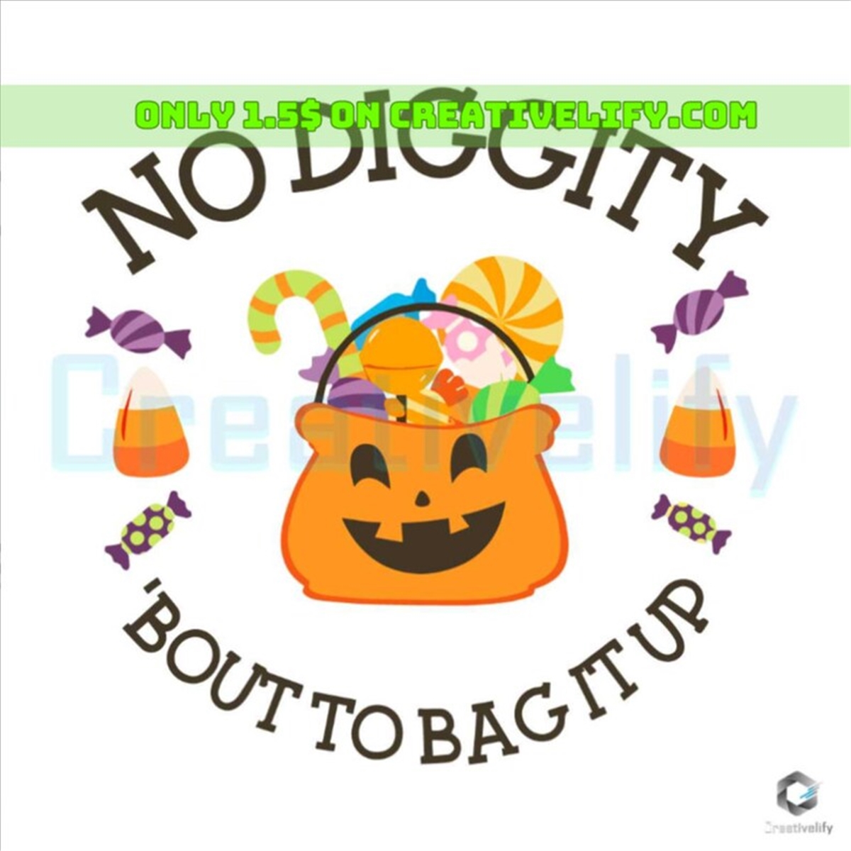 No Diggity Bout To Bag It Up SVG Pumpkin Season Digital File - Inspire ...