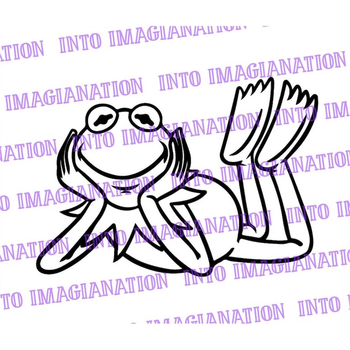 Kermit the Frog | Kermit Posing | SVG | PNG | PDF | Digital | Inspire ...